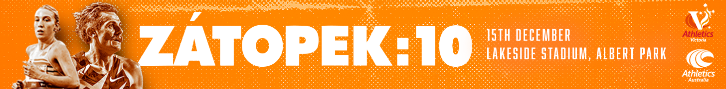 Zátopek:10 Coming to Lakeside Stadium | Aths Vic