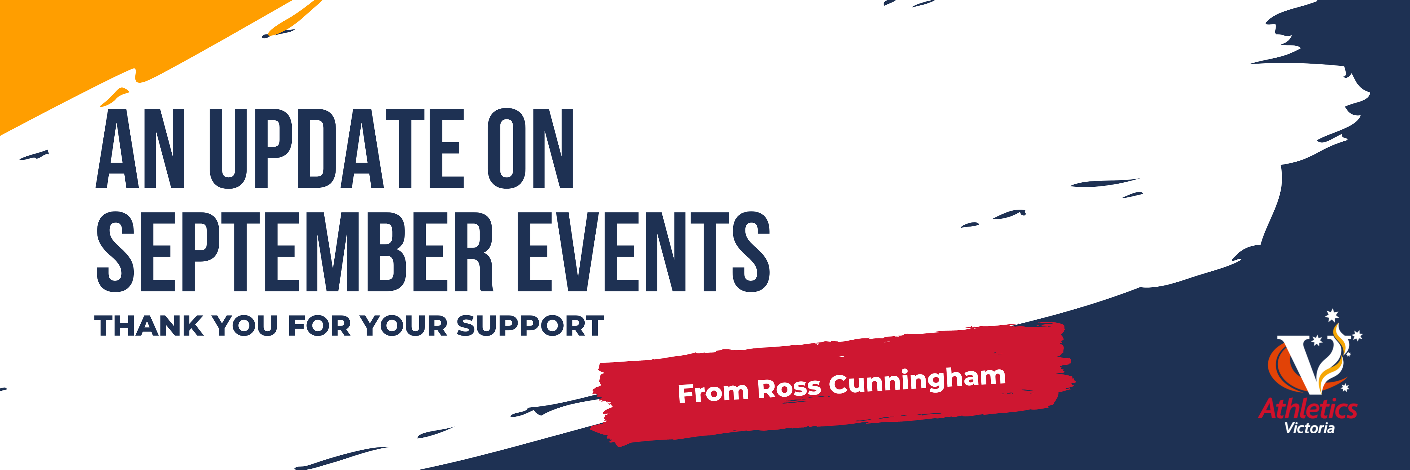 Athletics Victoria Postpones September Events | Aths Vic